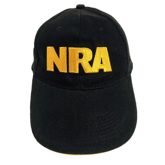 NRA | Accessories | Nra Black Gold Embrodery Adjustible Hat | Poshmark
